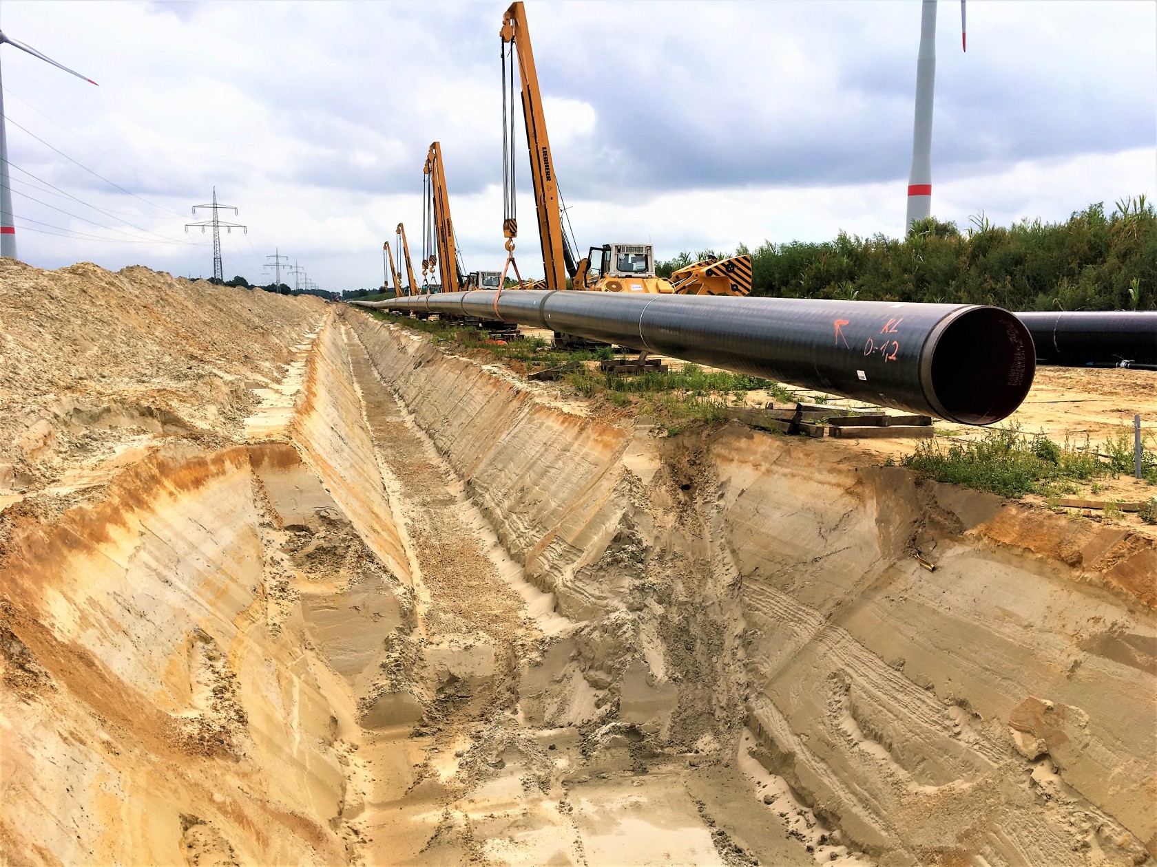 Construction of the ZEELINK high-pressure gas pipeline lots 3-5, incl ...